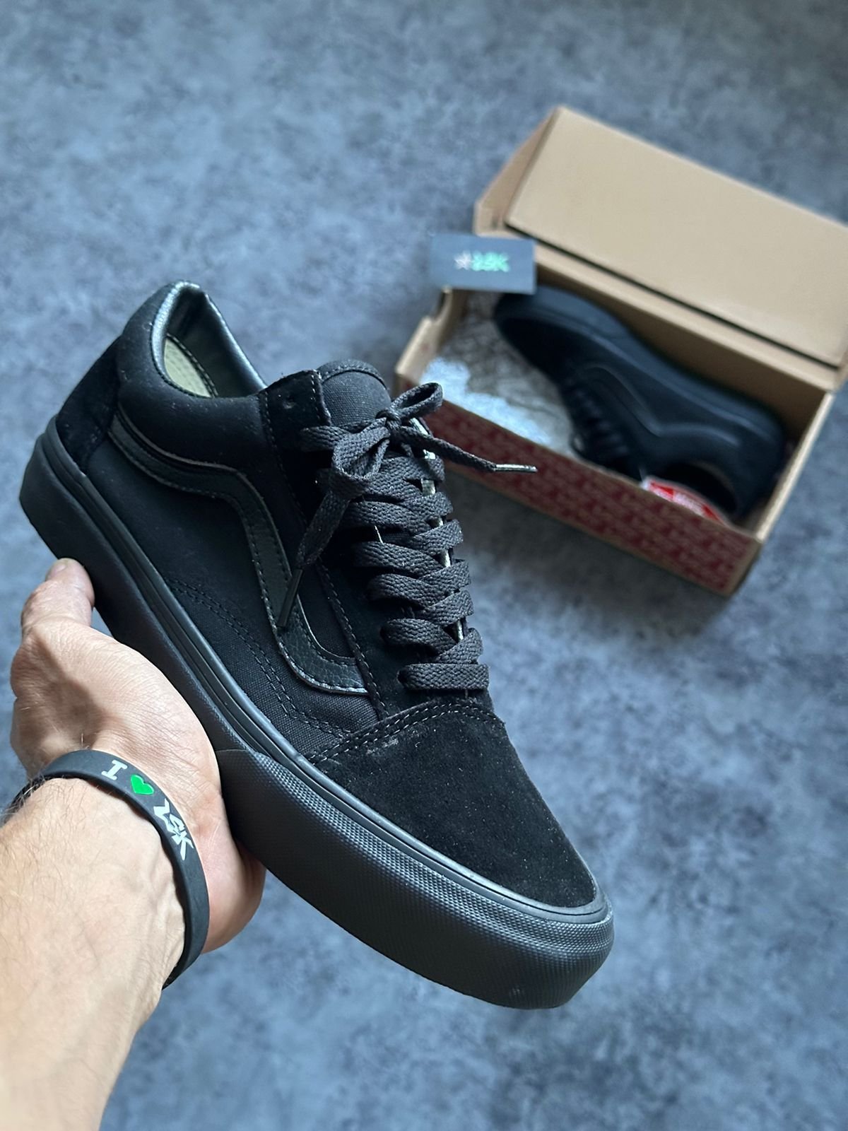 Tenis Clásicos Unisex Old Skool Vans Negros Gamuza - Lsktienda